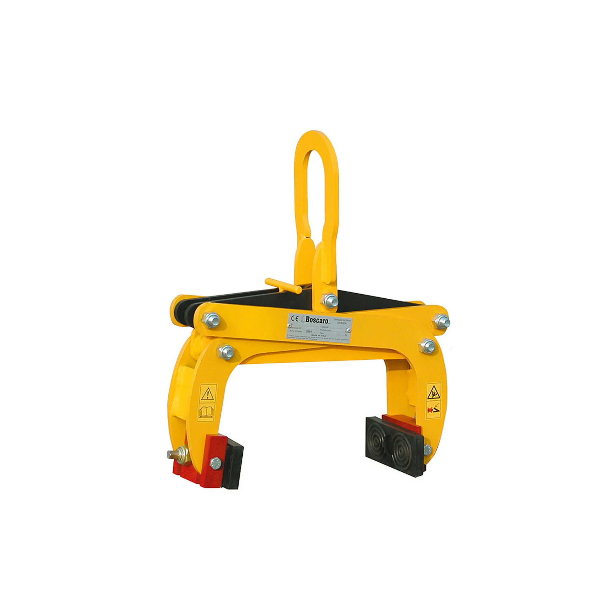 Pinza di sollevamento con tamponi girevoli - Boscaro Italia