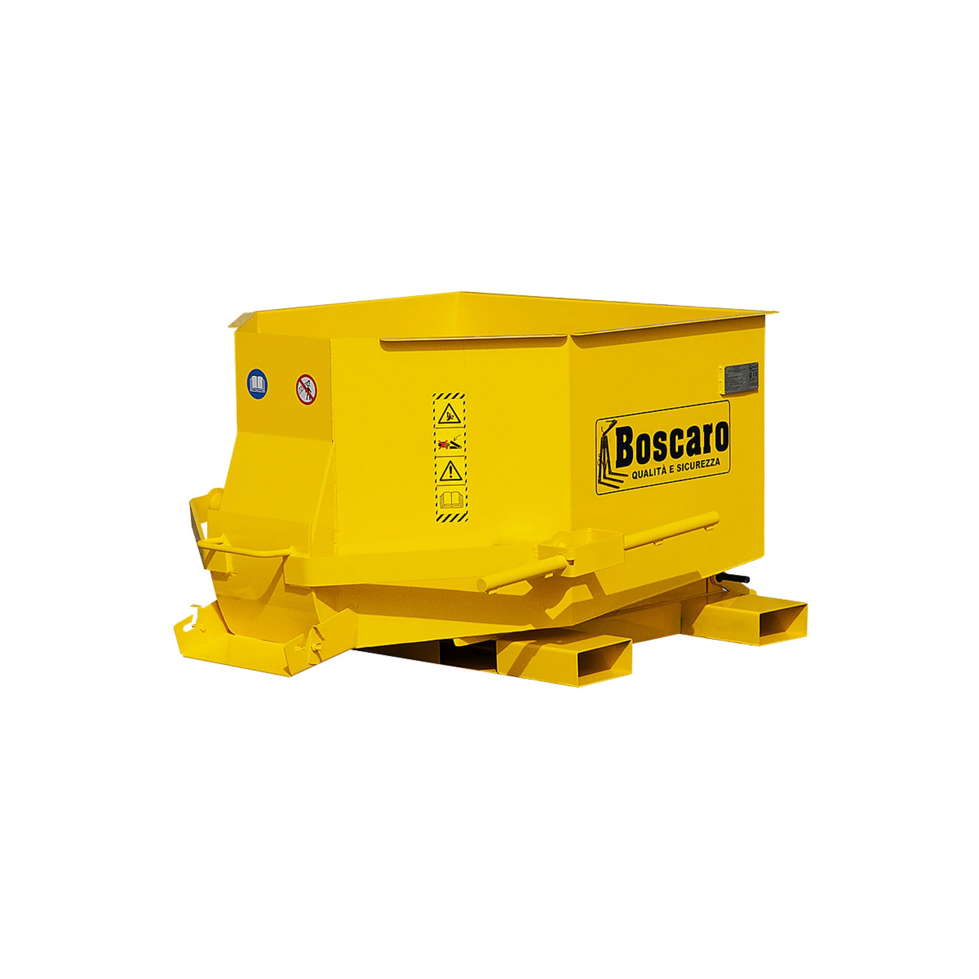 Benna con base inforcabile per carrello elevatore o telescopico ...